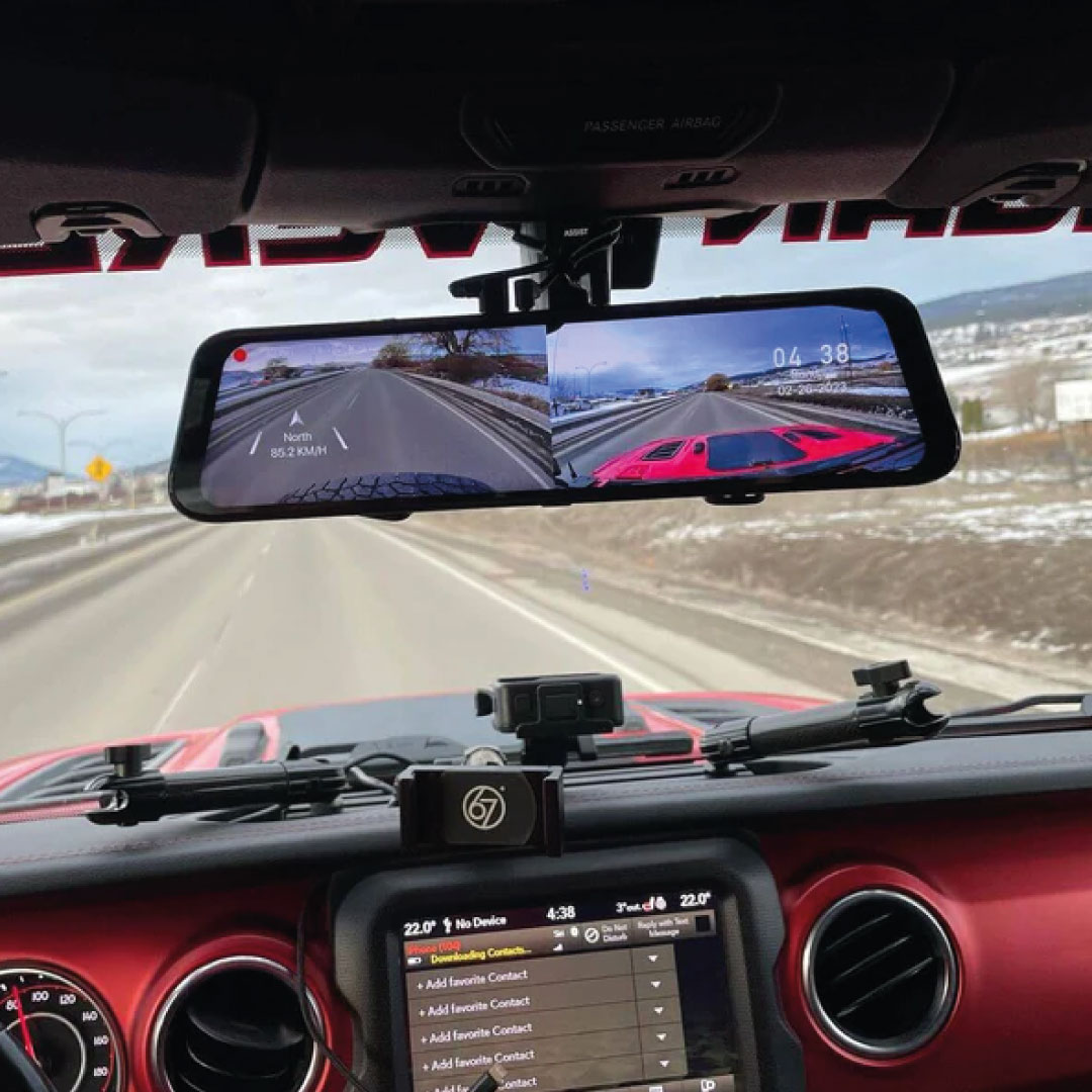 RETROVISOR INTELIGENTE G900 4K CON CAMARA DE RETRO | Lumenia